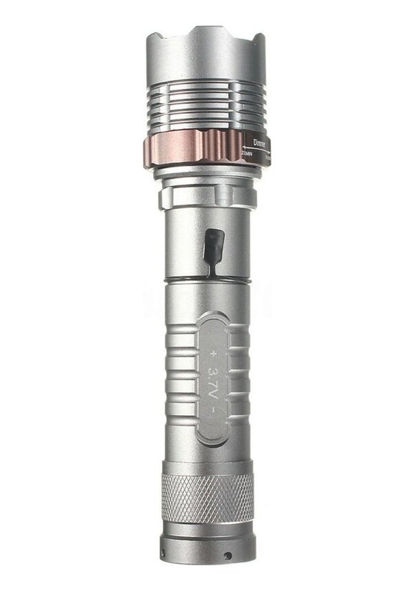 Мощный регулируемый тактический фонарь с яркостью 20000 люмен и 5 режимами работы, перезаряжаемый источник света с аккумулятором 18650, прочный и яркий светодиодный фонарь с несколькими цветами