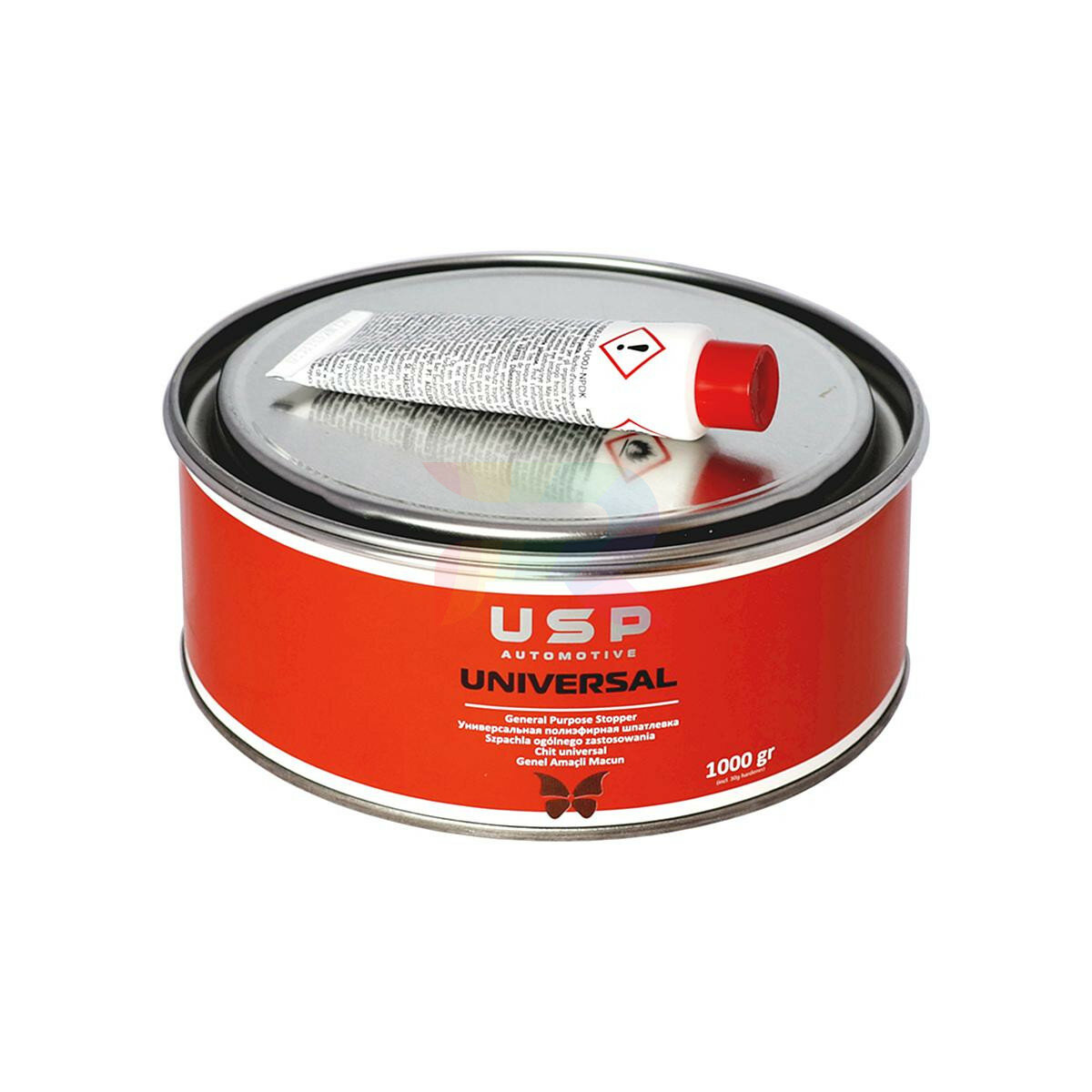 Универсальная среднезернистая автомобильная шпатлевка USP Universal 1 кг.