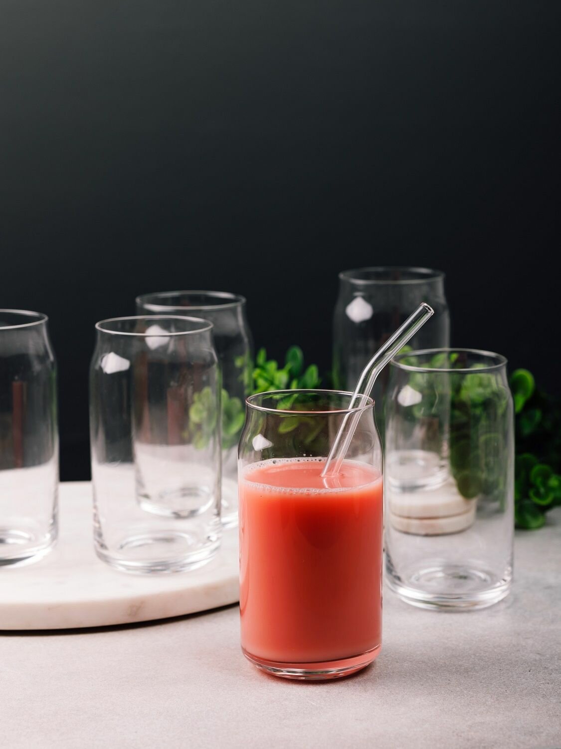 Стакан хайбол "Банка Кан" 460мл d 65 мм, h 132 мм хрустальное стекло