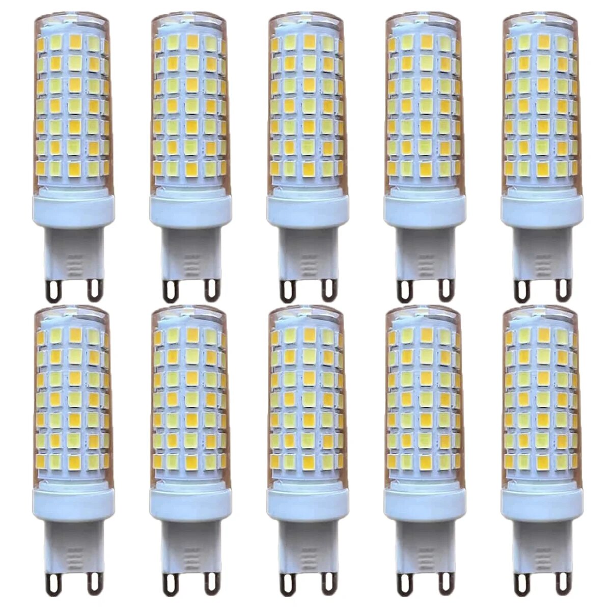 1-10X Лампа 18 Вт 7 Вт 9 Вт 12 Вт 15 Вт G9 LED Corn SMD 2835 AC 220 В 110 В с затемнением Супер яркая галогенная лампа прожектор теплый холодный белый