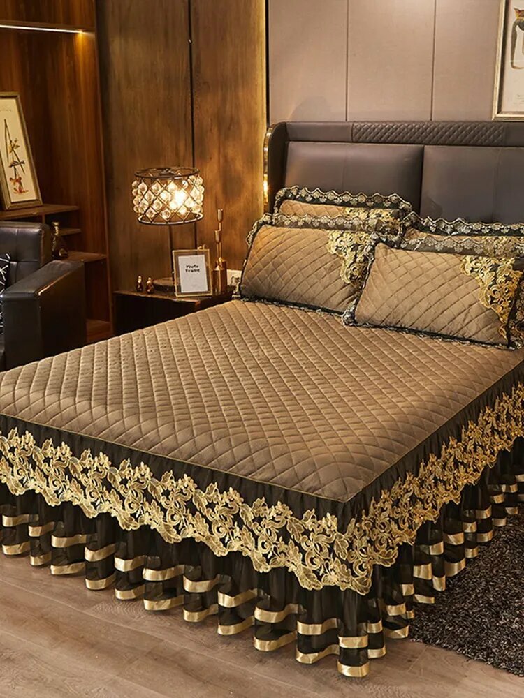 AiWinsure Покрывало с наволочками Velvet bedspreads, Бархат с размерами: 200 см х 150 см