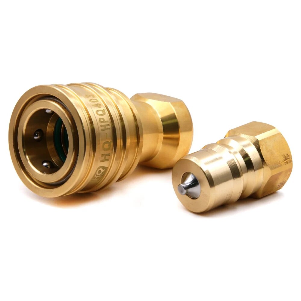 HQ-mech Муфта разрывная HPQ409 БРС ISO7241-1B, резьба 1/2, латунь УТ000003299