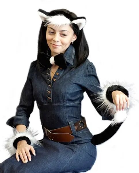 Карнавальный набор котенок, Бока