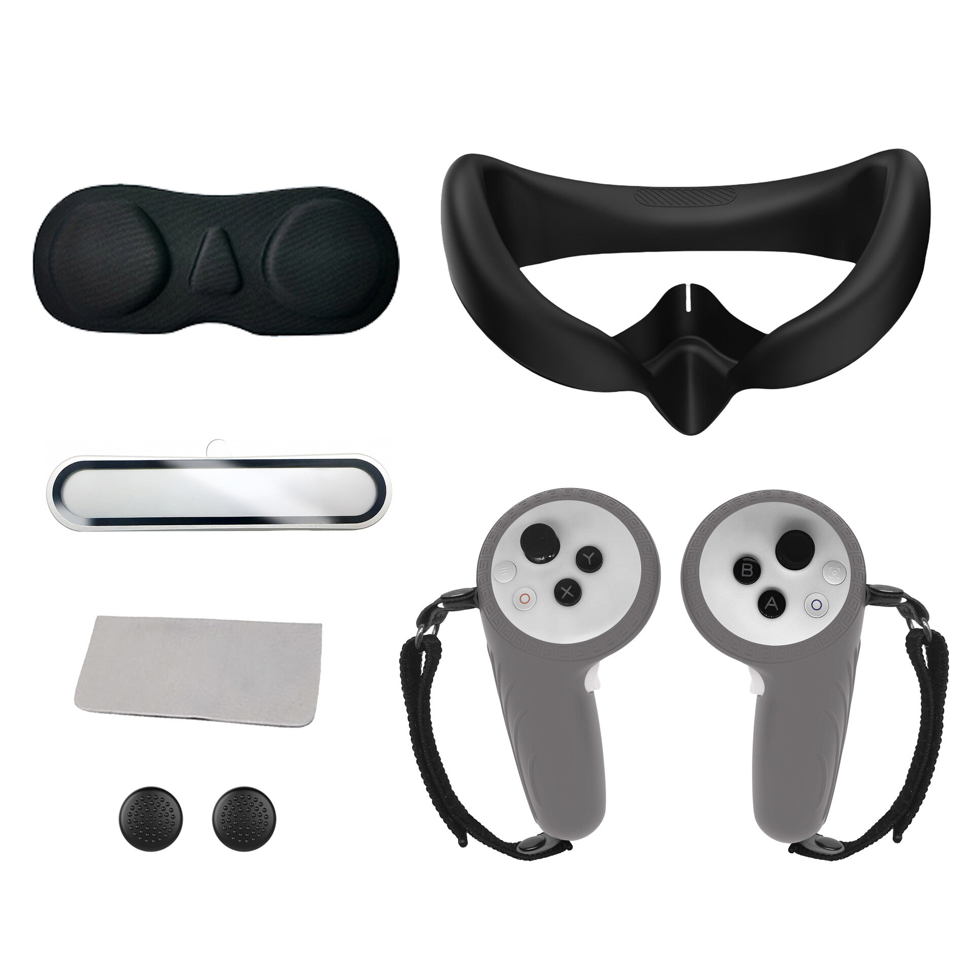 Набор аксессуаров PICO4 Ultra VR, прозрачный черный, для маски, ручки, чехла, пленки