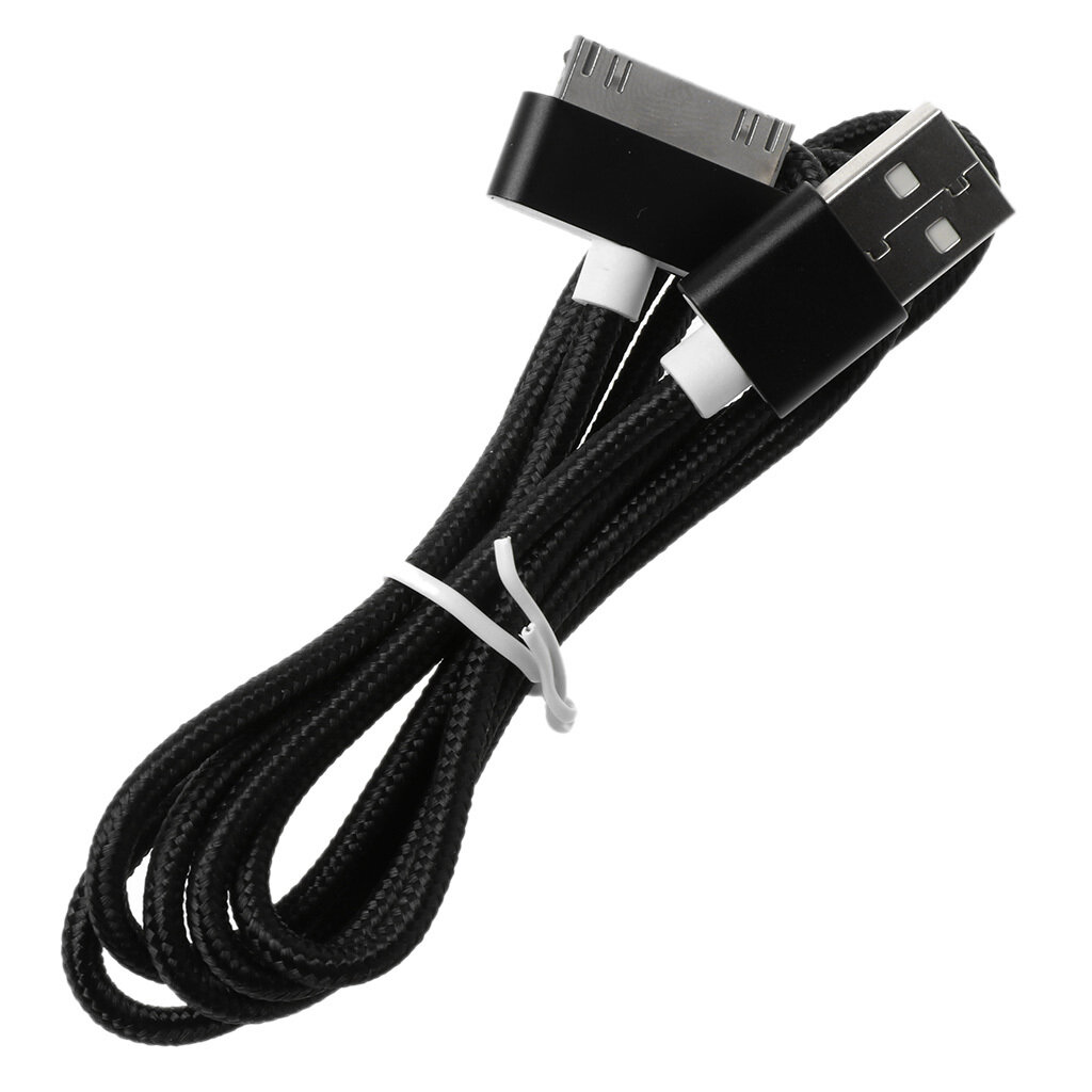 1.5м плетеный USB-кабель 30pin для зарядки и синхронизации iPhone 4/4s, iPod