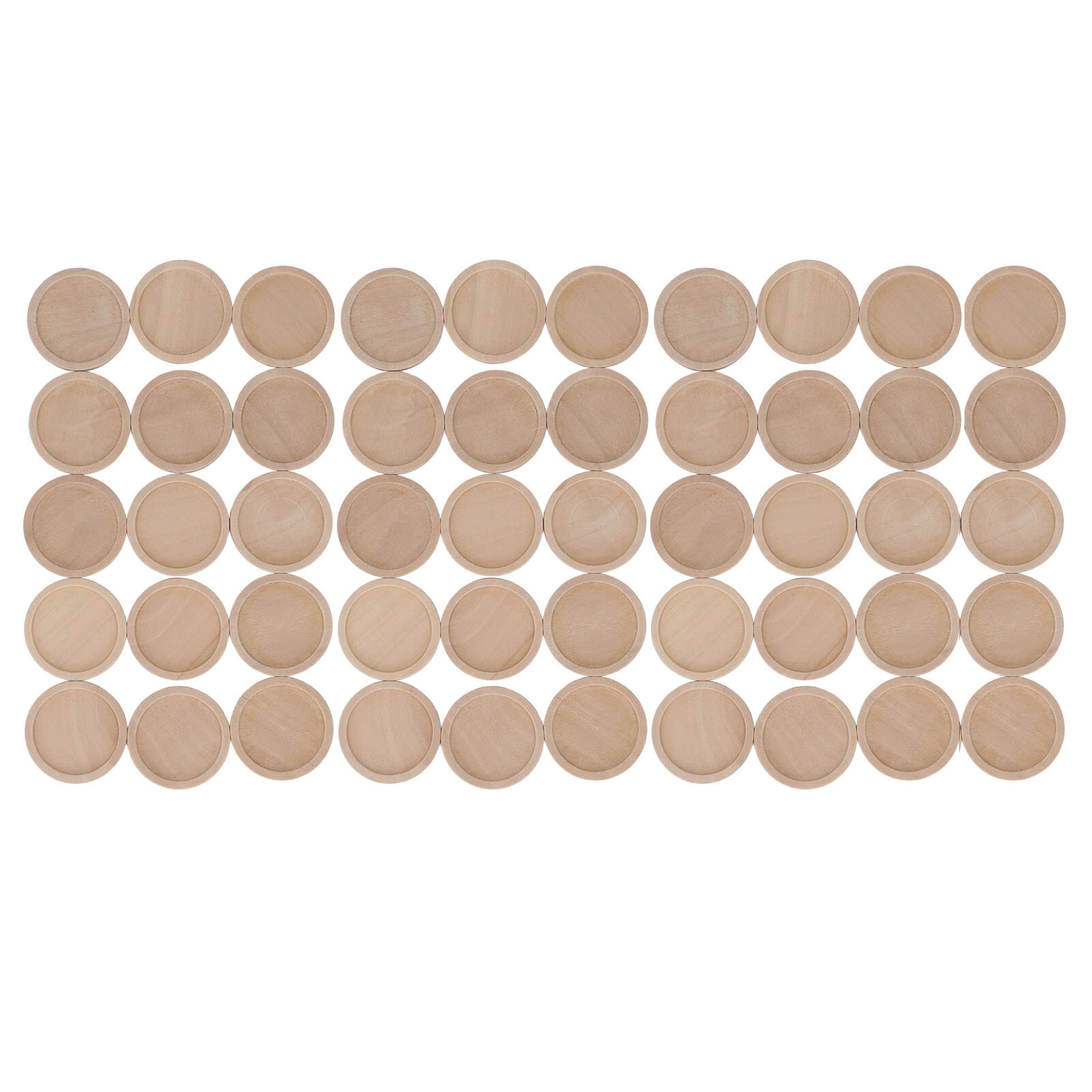 50 шт. круглые деревянные подставки для подвесок, внешний диаметр 30 мм, подвески из дерева платана сделай сам , безель для изготовления ювелирных изделий