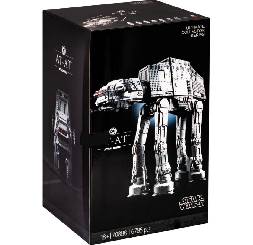 Конструктор Шагающий робот AT-AT 6785 деталей Звездные войны 9904 / X1986, 6785 деталей, 18+