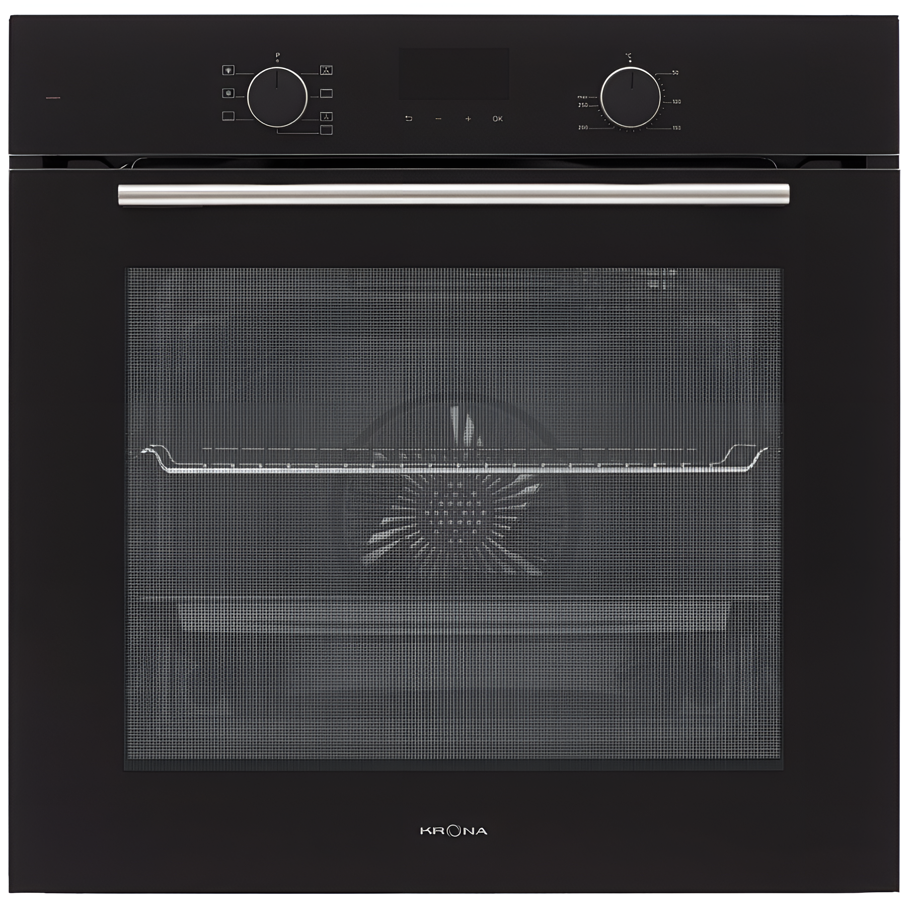 Духовой шкаф Krona OPTIMA D plus 60 BL, электрический, 5 режимов, конвекция, черный