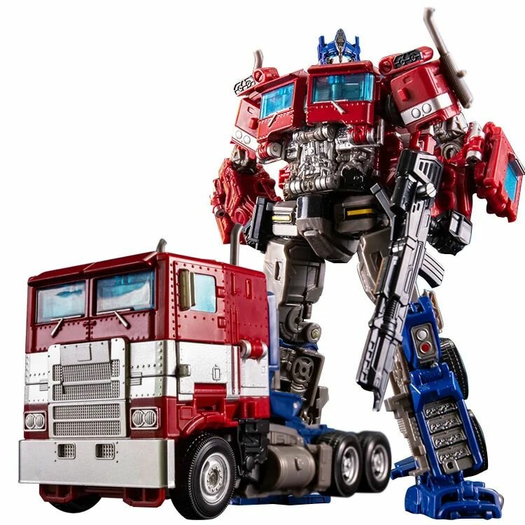 Робот-трансформер Оптимус Прайм, Transformers, металлическая модель SS38 с повреждениями