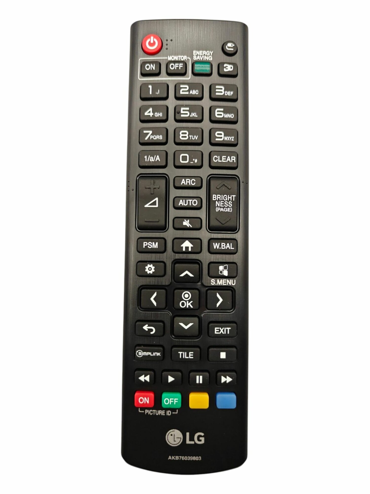 Пульт ДУ только для мониторов LG akb76039803