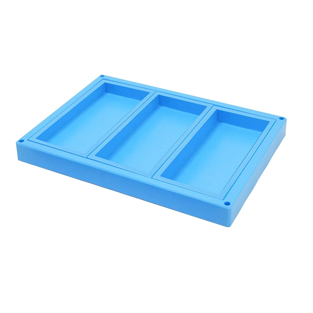 Коробка-органайзер для инструментов с несколькими отверстиями Для хранения сверл и фрез Большой емкости из твердого материала ABS