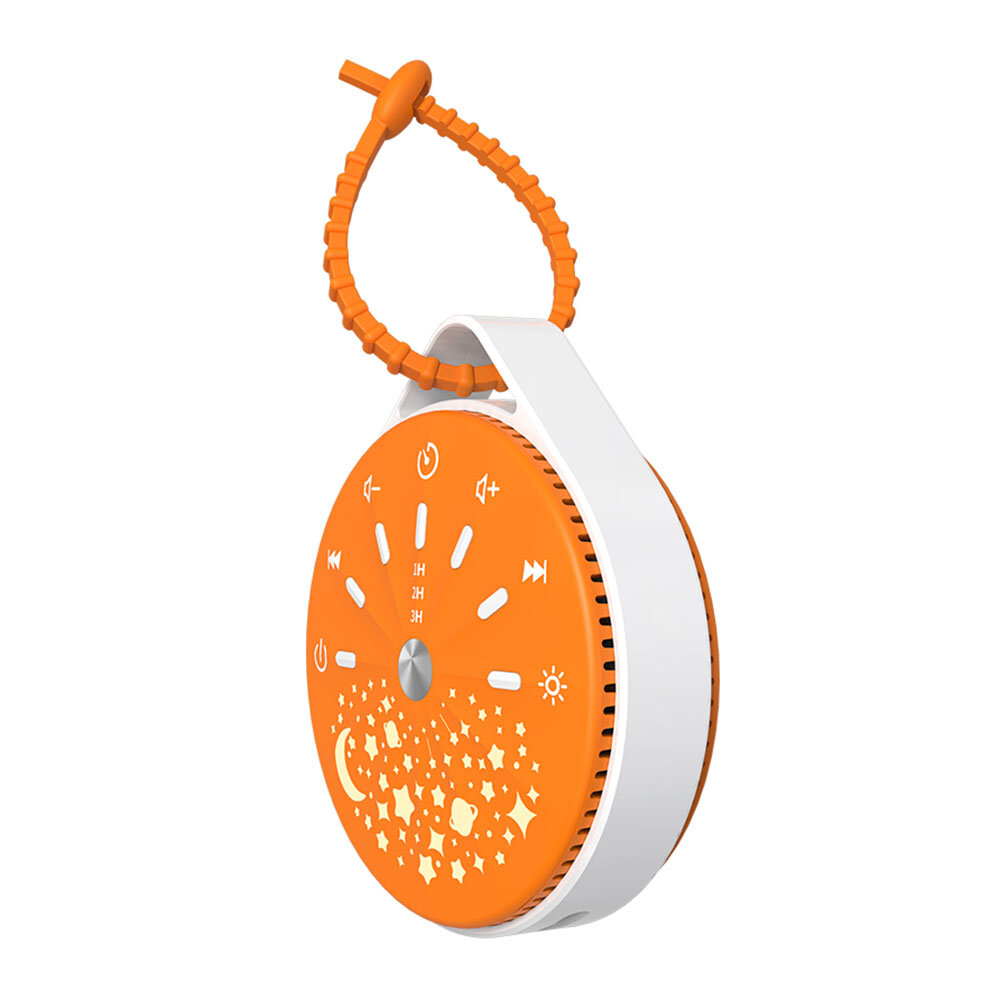 Аппарат для детского сна, 7-цветный ночник со звездами, 10 успокаивающих звуков, таймер на 1/2/3 часа, портативный звуковой аппарат с белым шумом для ребенка, зарядка через USB, питание от аккумулятора