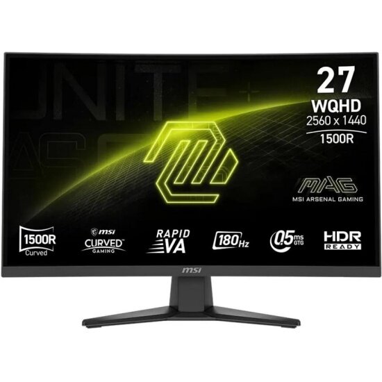 Монитор Msi 27" MAG 275CQF E18 черный (9S6-3CE91H-022)