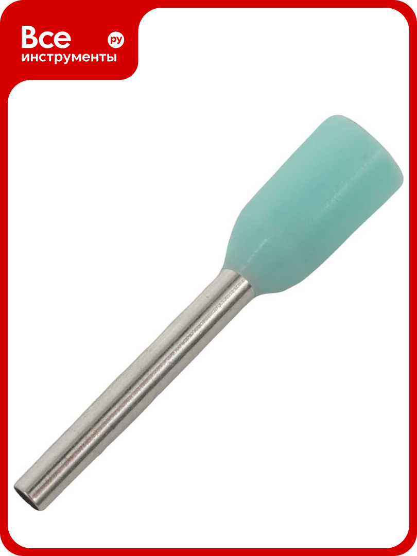 Наконечник НШВИ Gigant втулочный 0,34-8 500 шт, для опрессовки проводников сечением до 0