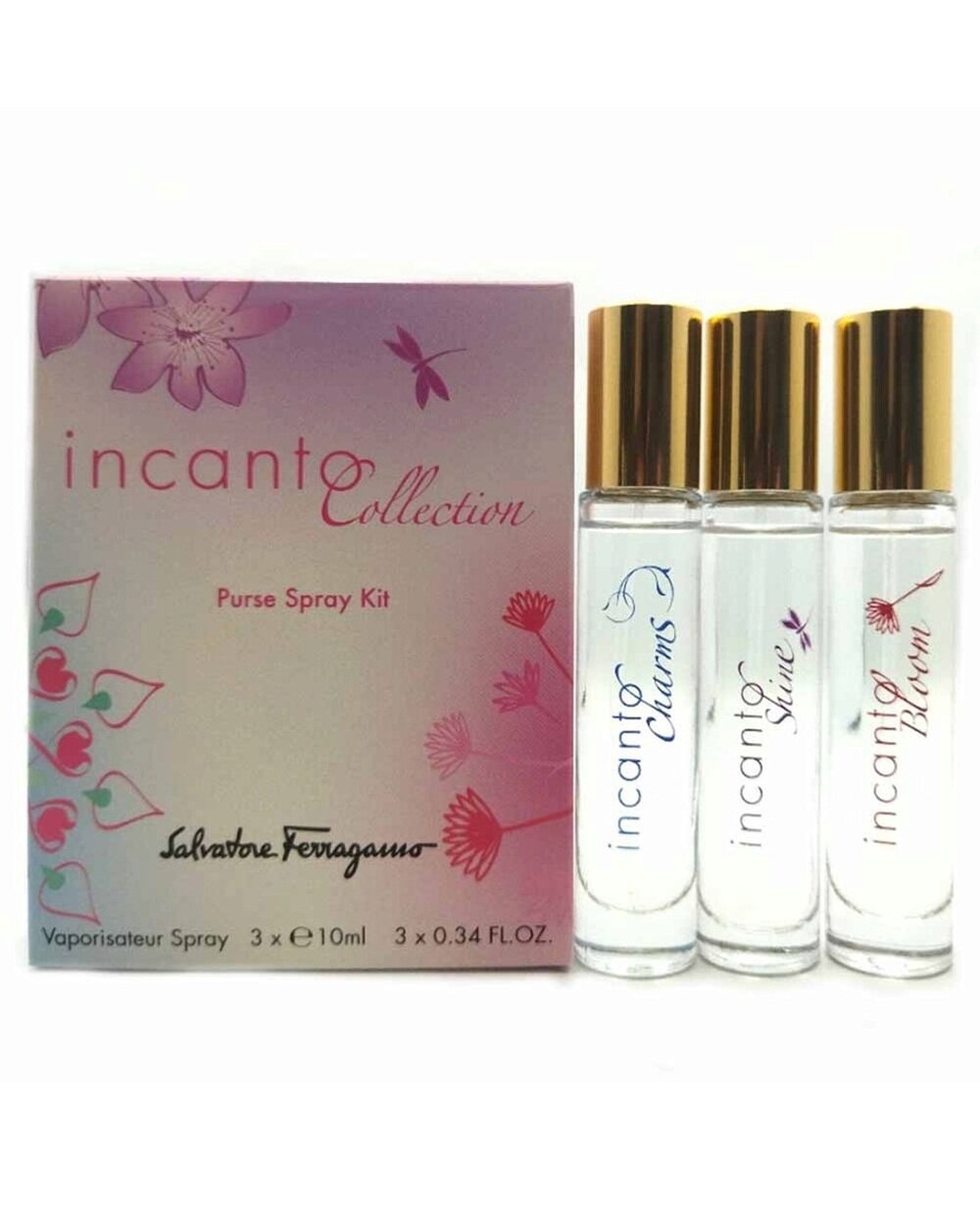 Парфюмерный набор женский SALVATORE FERRAGAMO "Incanto" Туалетная вода 3х10мл (Charms, Shine, Bloom)