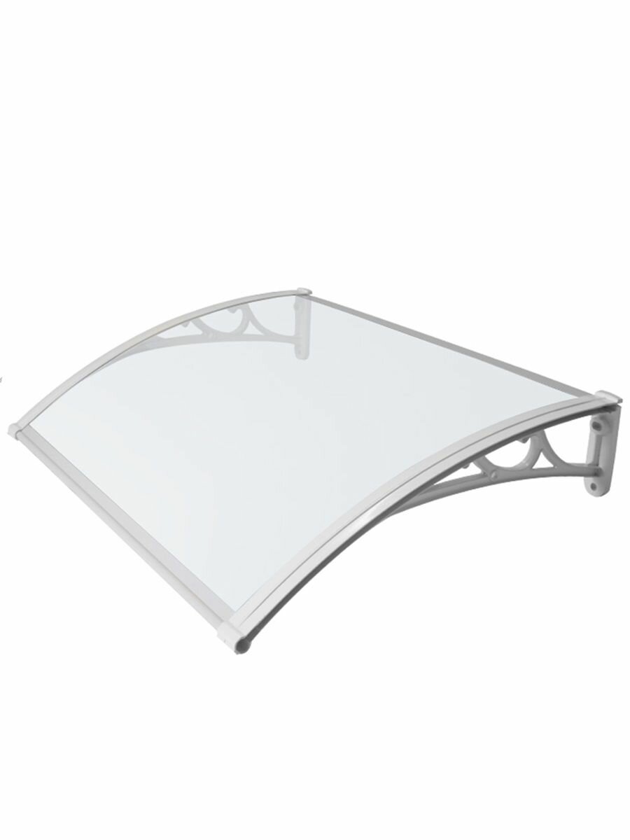 Козырек над крыльцом, для дома усиленный , Навес над крыльцом, удлинение 60 см