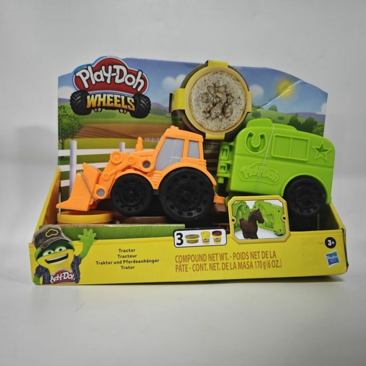 Набор для лепки Play-Doh Стройка и экскаватор: интерактивная игра для детей с массой для лепки и строительной техникой