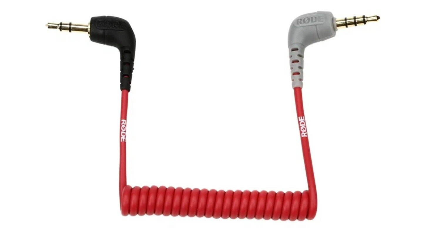 Переходник для микрофона RODE SC7, 3,5 мм mini-Jack стерео TRS папа - TRRS папа