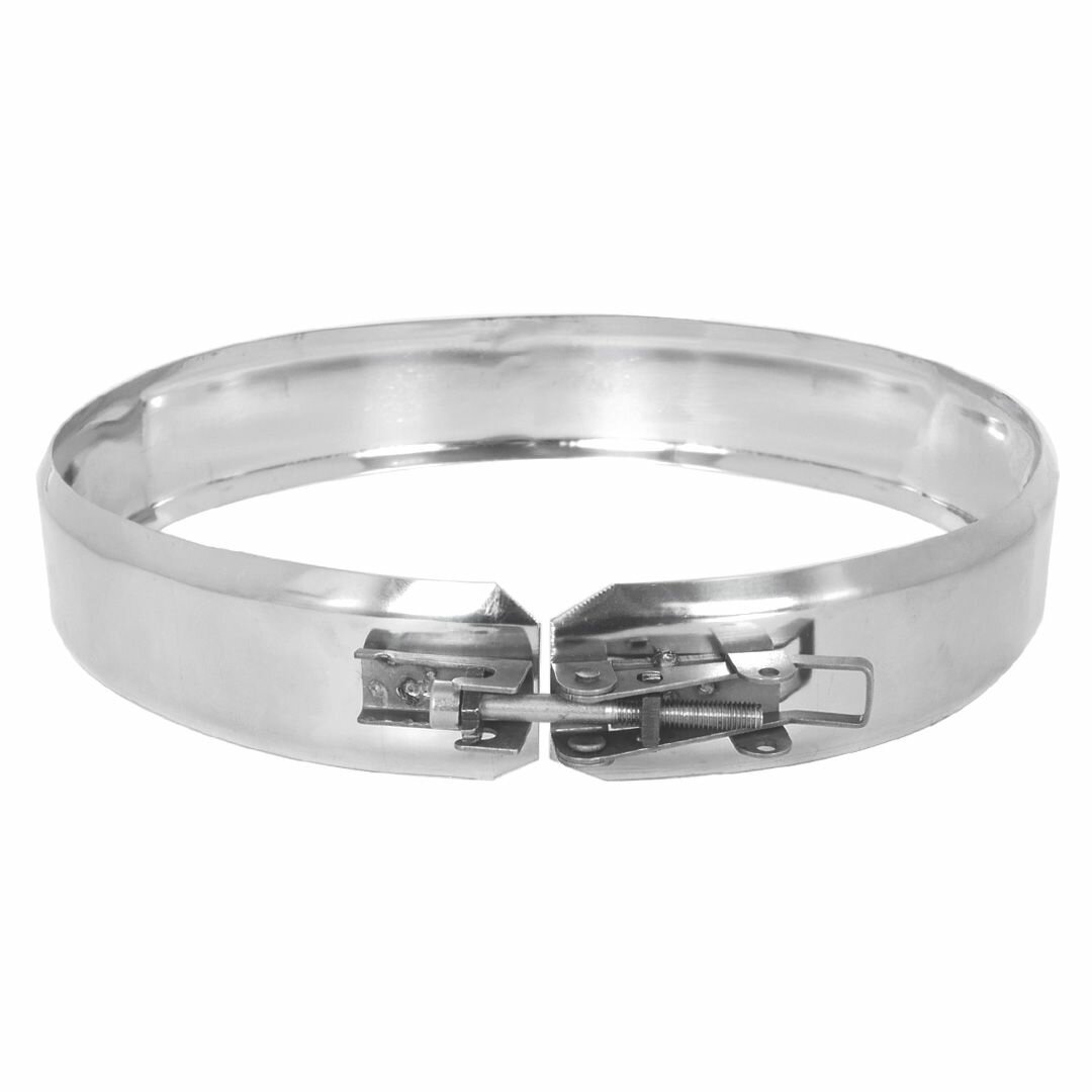 Везувий Хомут нерж. (AISI 430/0,5мм) с замком д.200