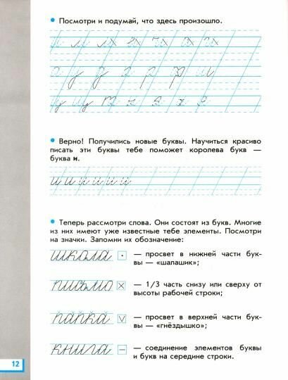 Прописи Дрофа Для читающих детей. 1 класс. В 4 частях. Часть 1. К "Букварю" Андриановой. 2022 год, В. А. Илюхина