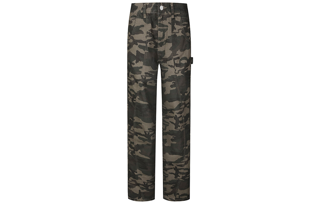 Карго брюки унисекс COOLALPACA камуфляж, цвет: camouflage 2XL EU