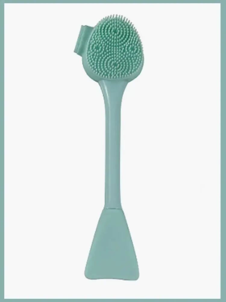 Силиконовая щеточка для умывания и чистки лица с массажным эффектом / щетка для лица