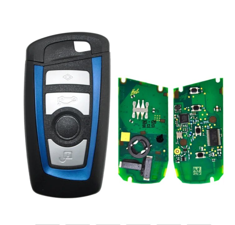 Лучший ключ автомобильный дистанционный ключ для BMW F 3 5 7 серии X5 X6 F20 F22 F30 CAS4 CAS4 + FEM BDC 315 434 868 МГц ID49 PCF7945 Promixity ключ Blue 4BT, 434Mhz