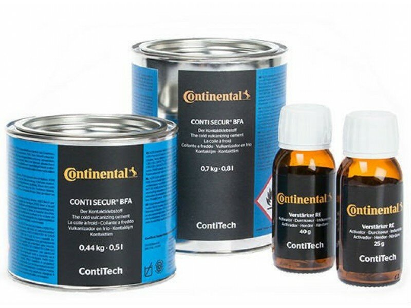 Клей Conti Secur RE, двухкомпонентный, для вулканизации, 0.7 кг + активатор 40 г