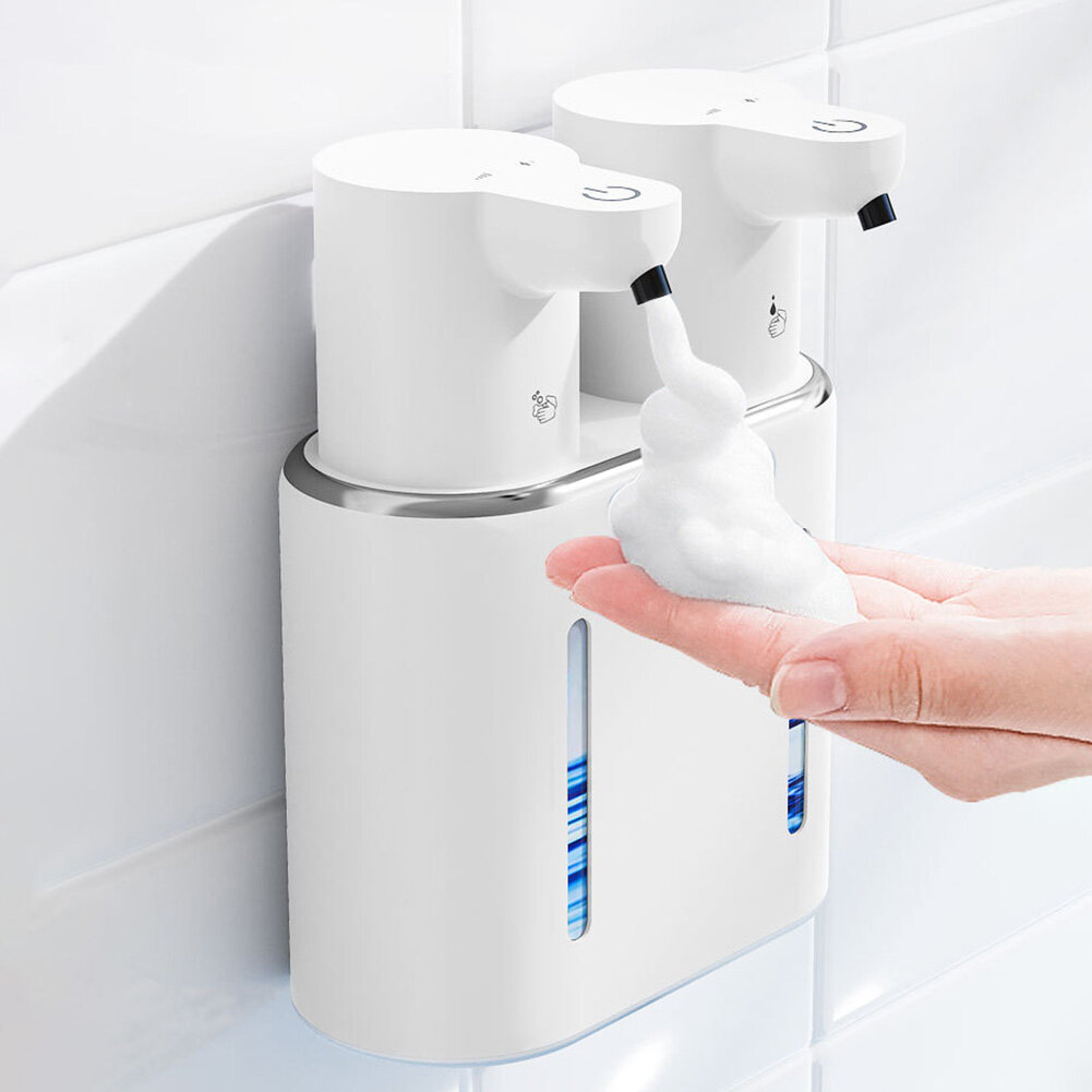 Втоматический бесконтактный диспенсер для мыла с двойной головкой (пена)