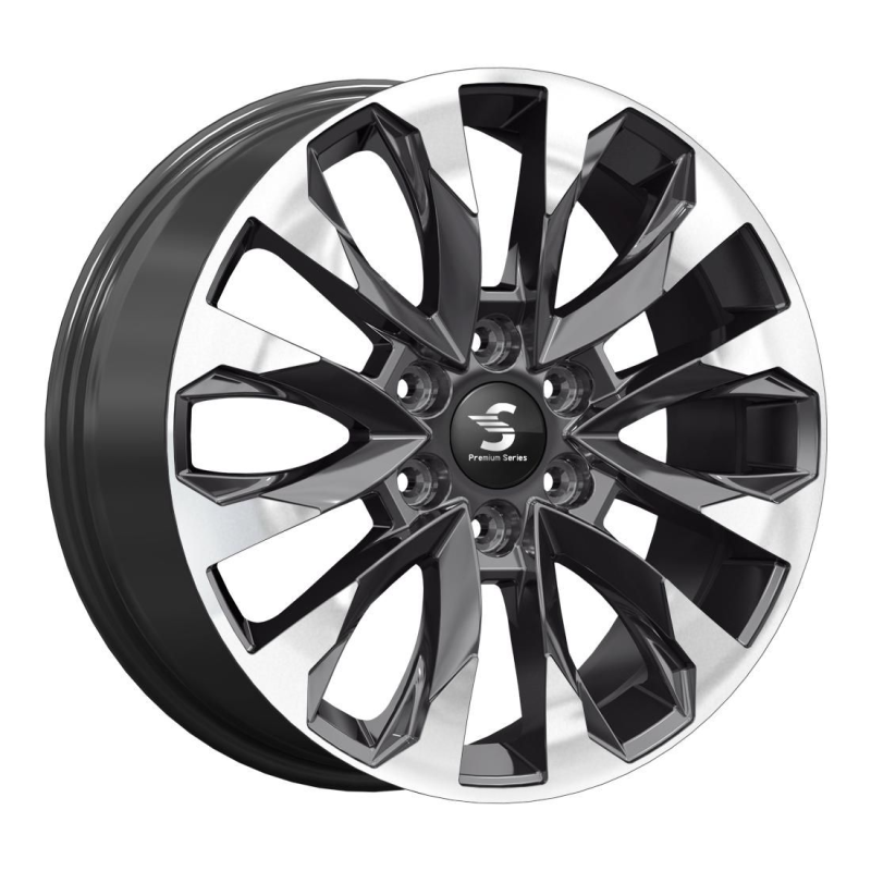 Диск колесный Premium series КР007 (20_Haval H9) 8,0x20 6x139,7 Dia75.1 ET42 цвет Diamond_gloss _graphite