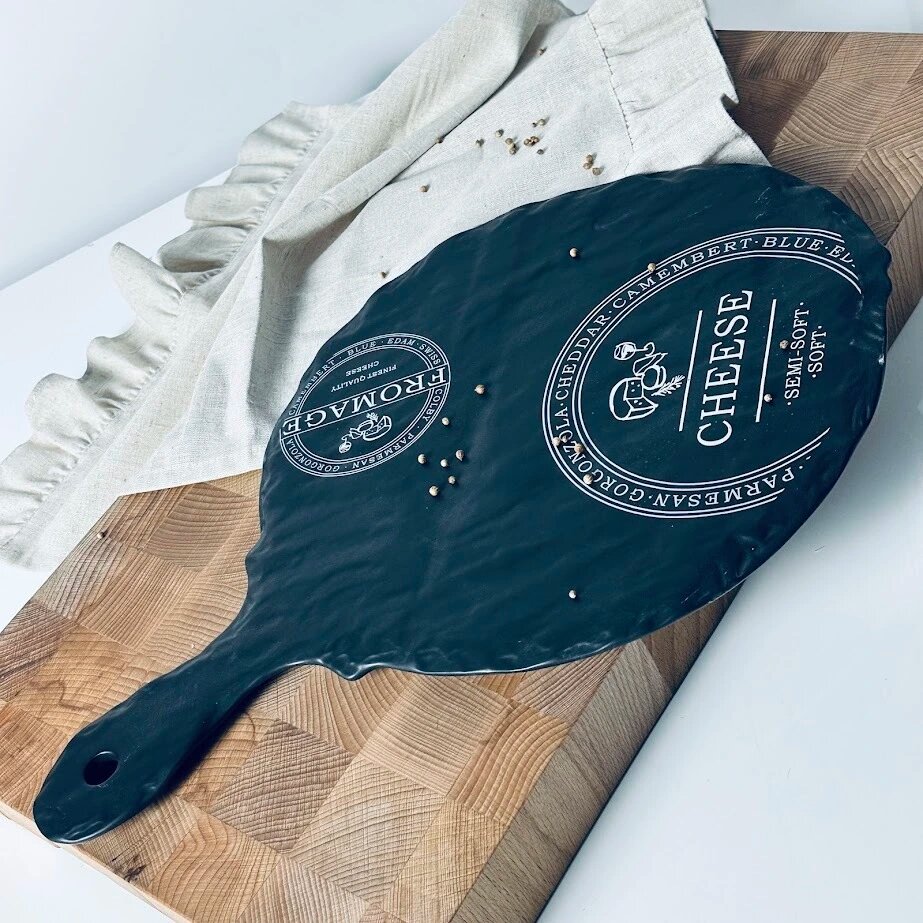 Сервировочная доска/блюдо с для сыра BLACKWOOD Фарфор 232-028 118-232-028