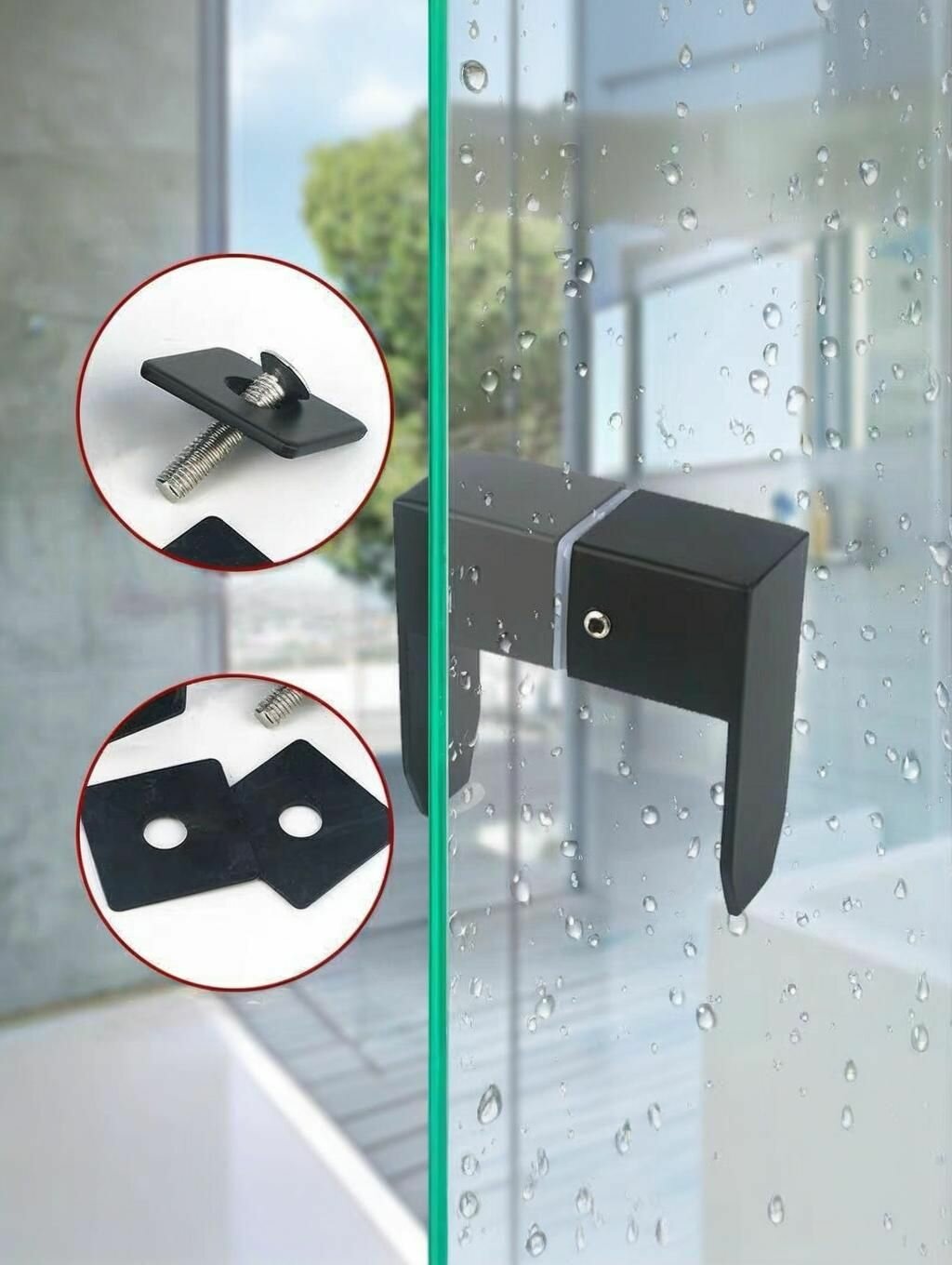 Популярные ручки для стеклянных и деревянных дверей Стильные однорычажные ручки для стеклянных и межкомнатных дверей