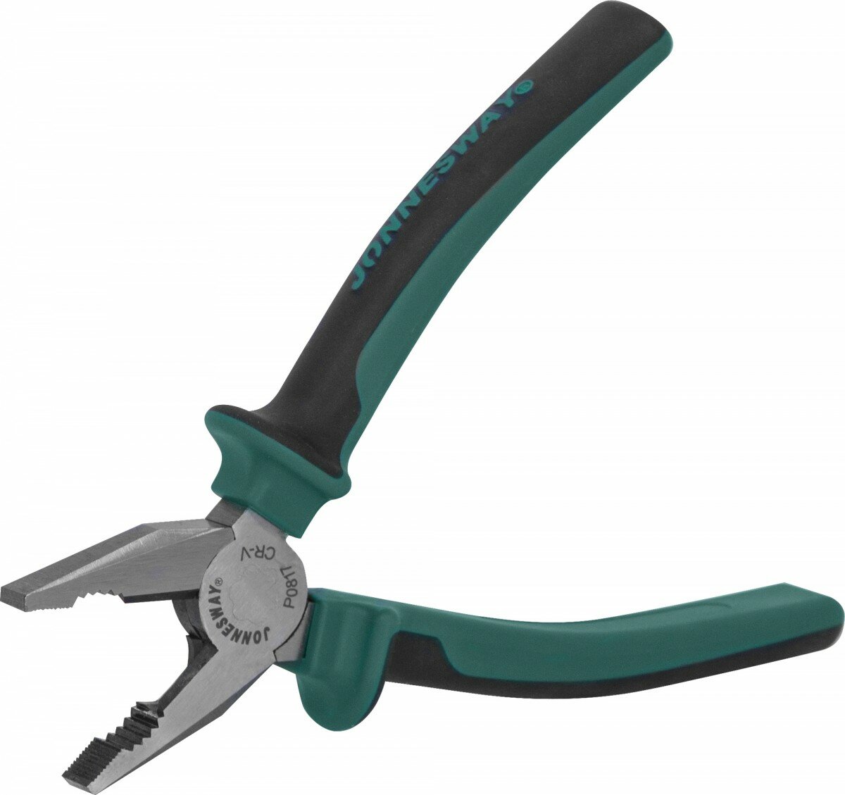 Плоскогубцы 180 мм Jonnesway P0817, 49396, с двухкомпонентными рукоятками
