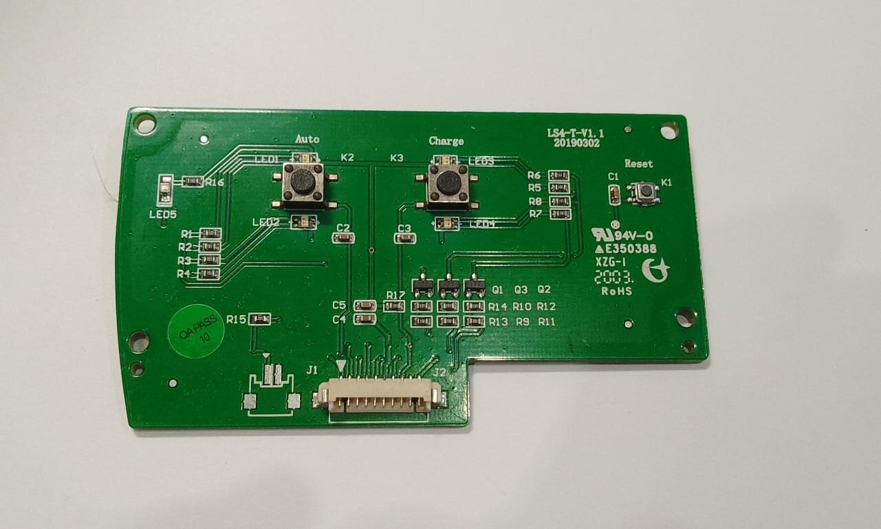 Плата с кнопками управления (94V-0 E350388 XZG-RoHS) робота пылесоса GUFY (RoboVac L70 Hybrid) (T2190)