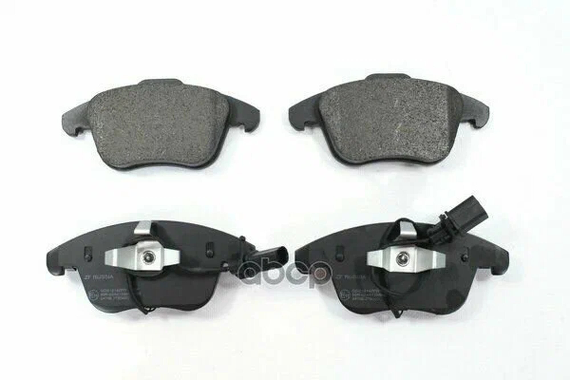Тормозные колодки ZF GDB1902ZFR, для Audi A4, передние, черные