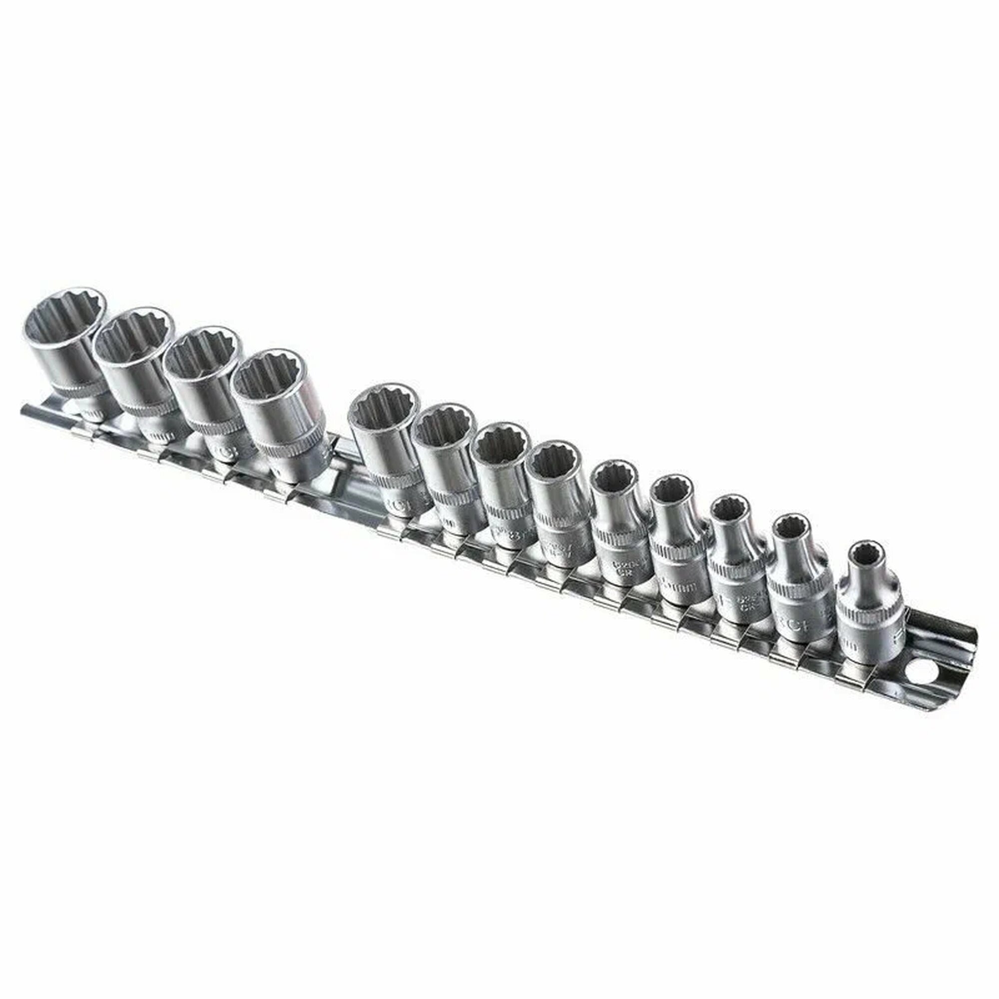 Набор торцевых головок Force 2133, 1/4 дюйма, 12 граней, 13 штук