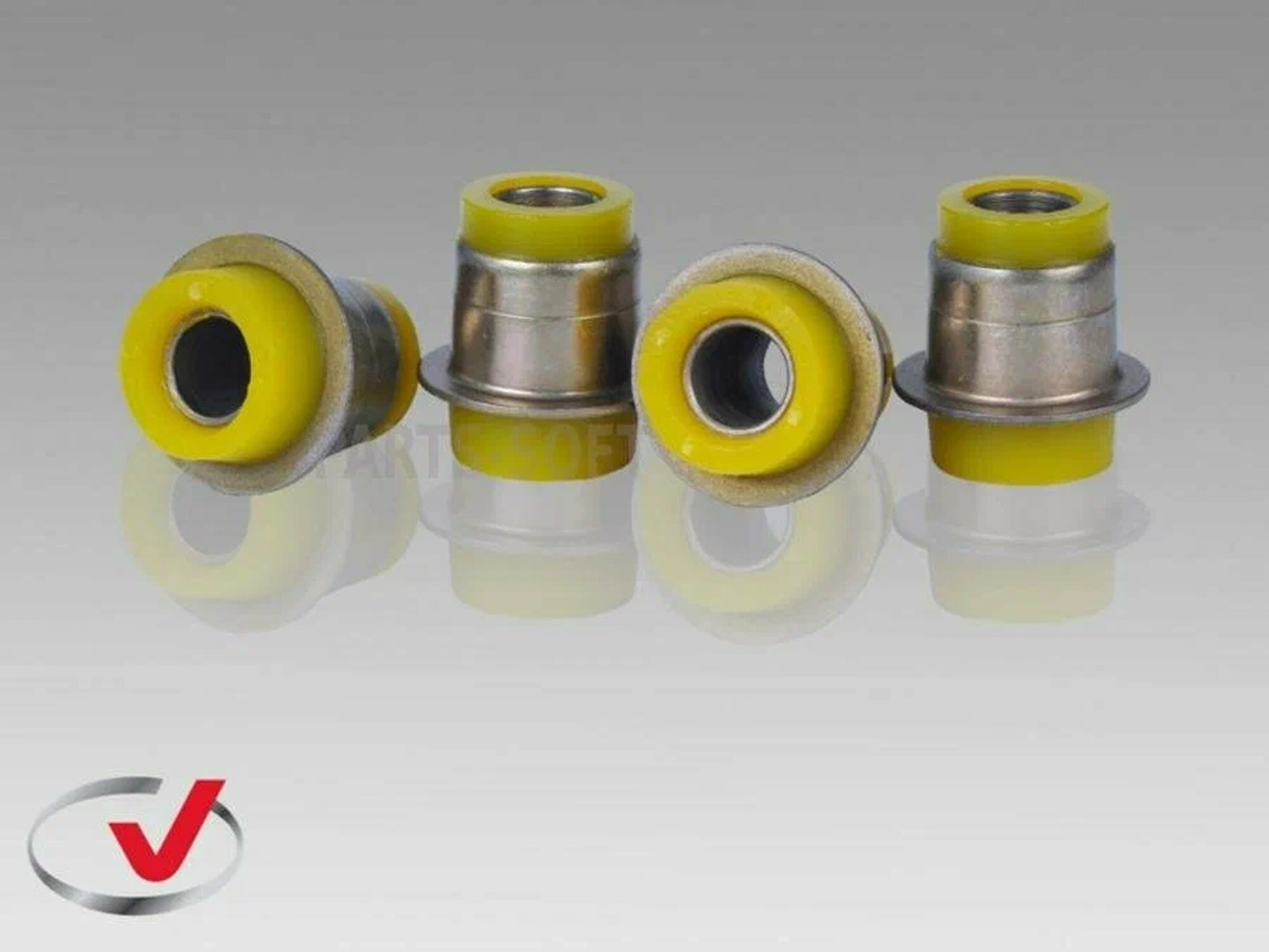 Сайлентблоки полиуретановые верхнего рычага 2121, комплект (4шт), VTULKA 1706004