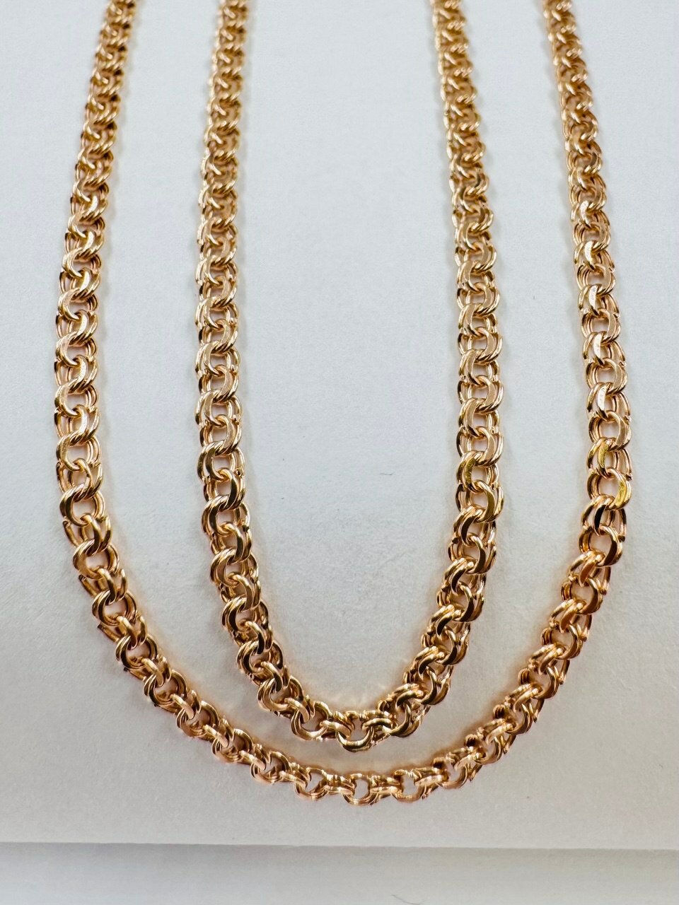 Цепь красное золото, 585 проба