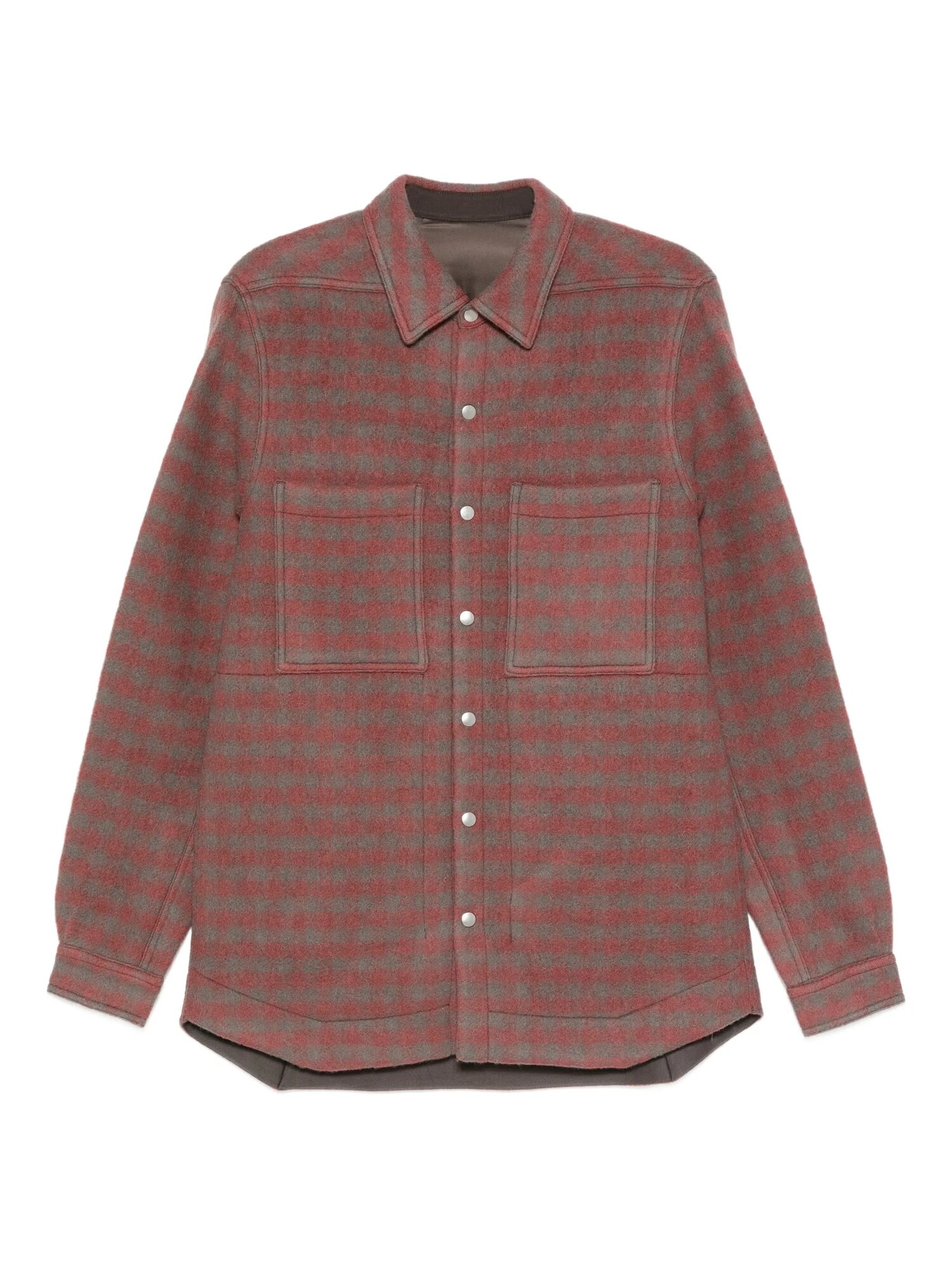 Рубашка Checked patch-pocket shirt