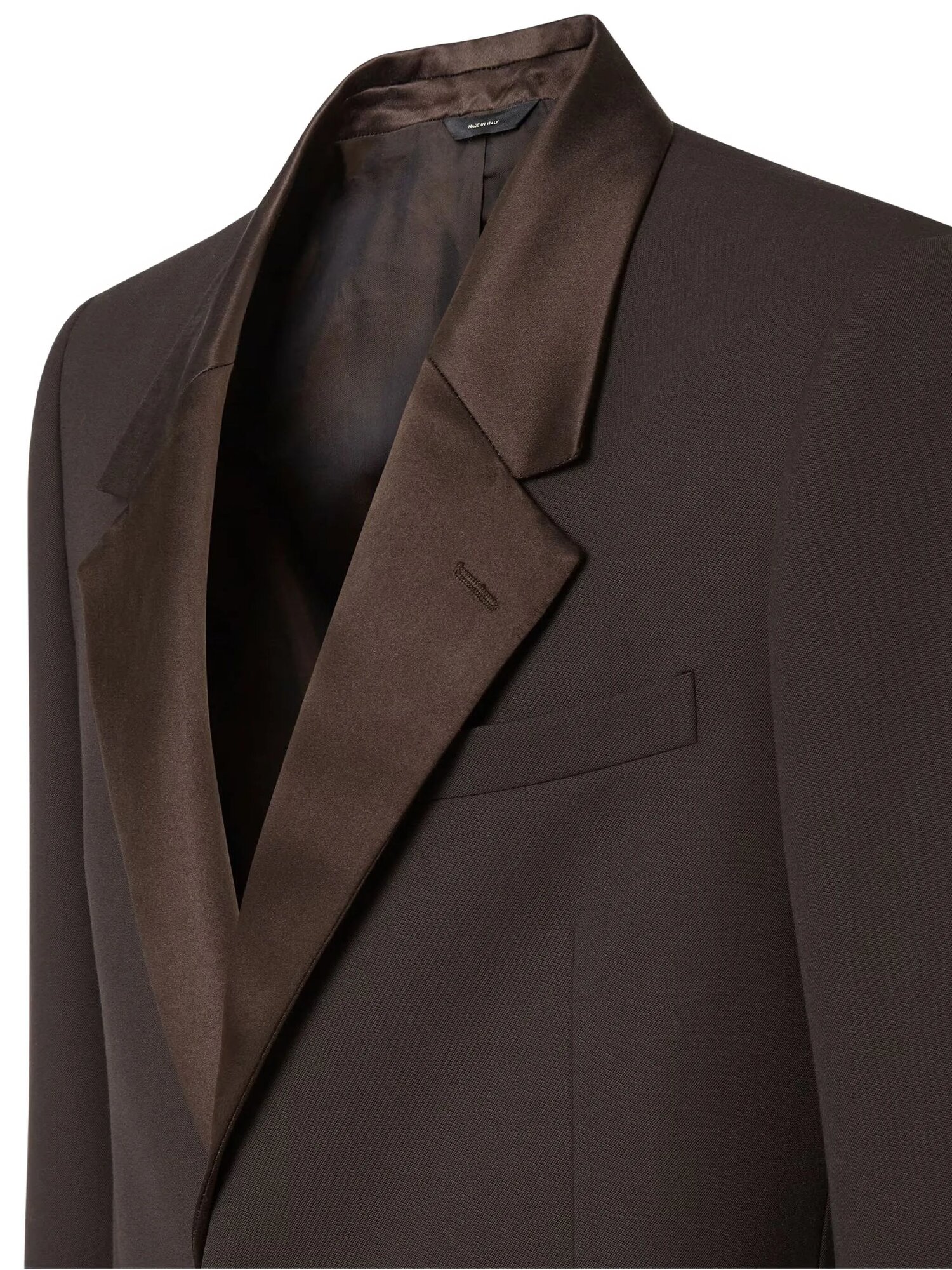 Куртка FENDI Single-breasted tailored blazer, размер 50, коричневый — фото 1