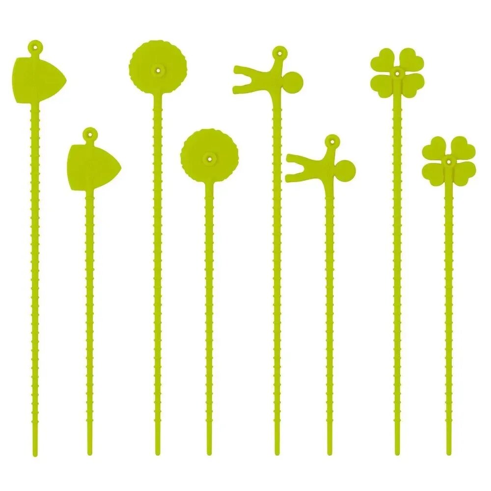 Набор зажимов-хомутов "myKitchen Cap" Rombica, силикон, для заморозки и запекания, зеленый