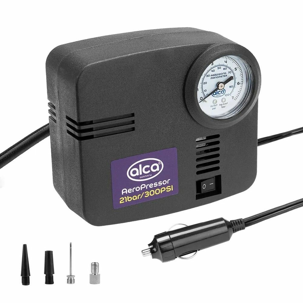 Автомобильный компрессор ALCA "Турбо" с манометром