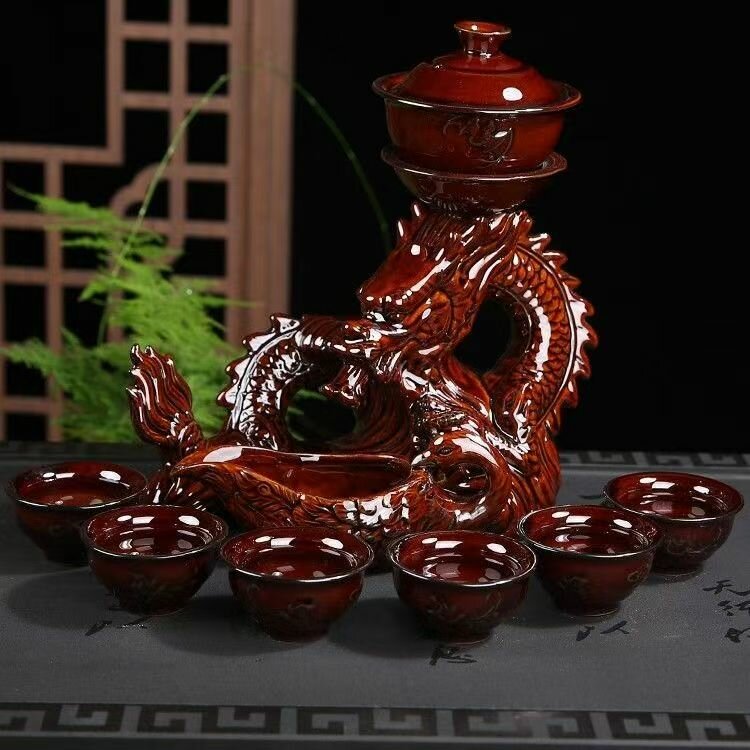 Сервиз чайный с чайником, 9 предм, на 6 перс.