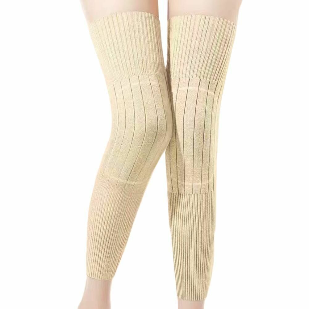 Зимние длинные теплые наколенники