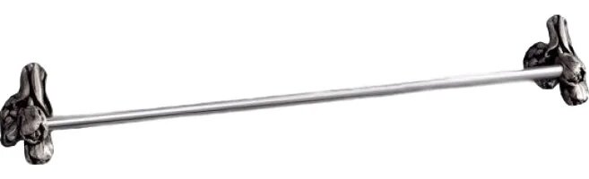 Держатель для полотенец Art&Max Тюльпан (Tulip) AM-B-0827-T матовый, латунный, держатель для полотенец в ванную, круглый, в стиле ретро