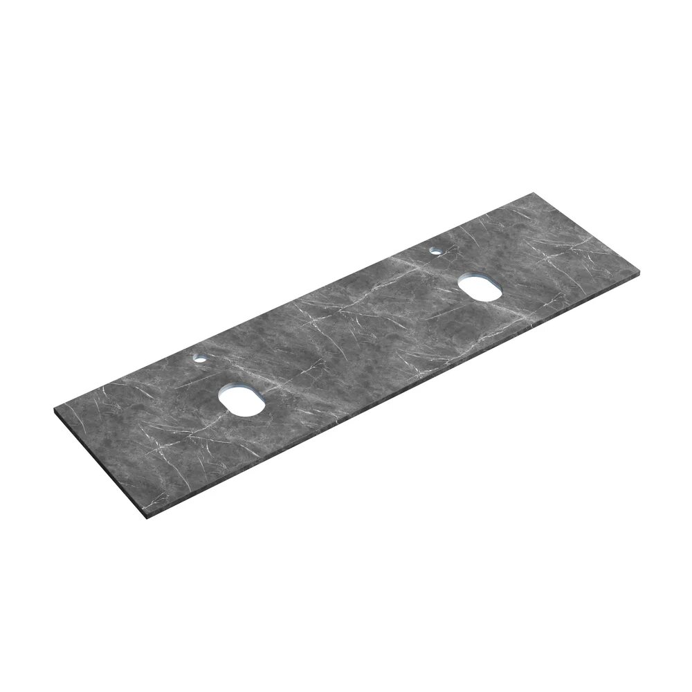 Столешница в ванную под раковину, из керамогранита Sancos Black Sky 160х46 c отверстием под смеситель TT160A1X