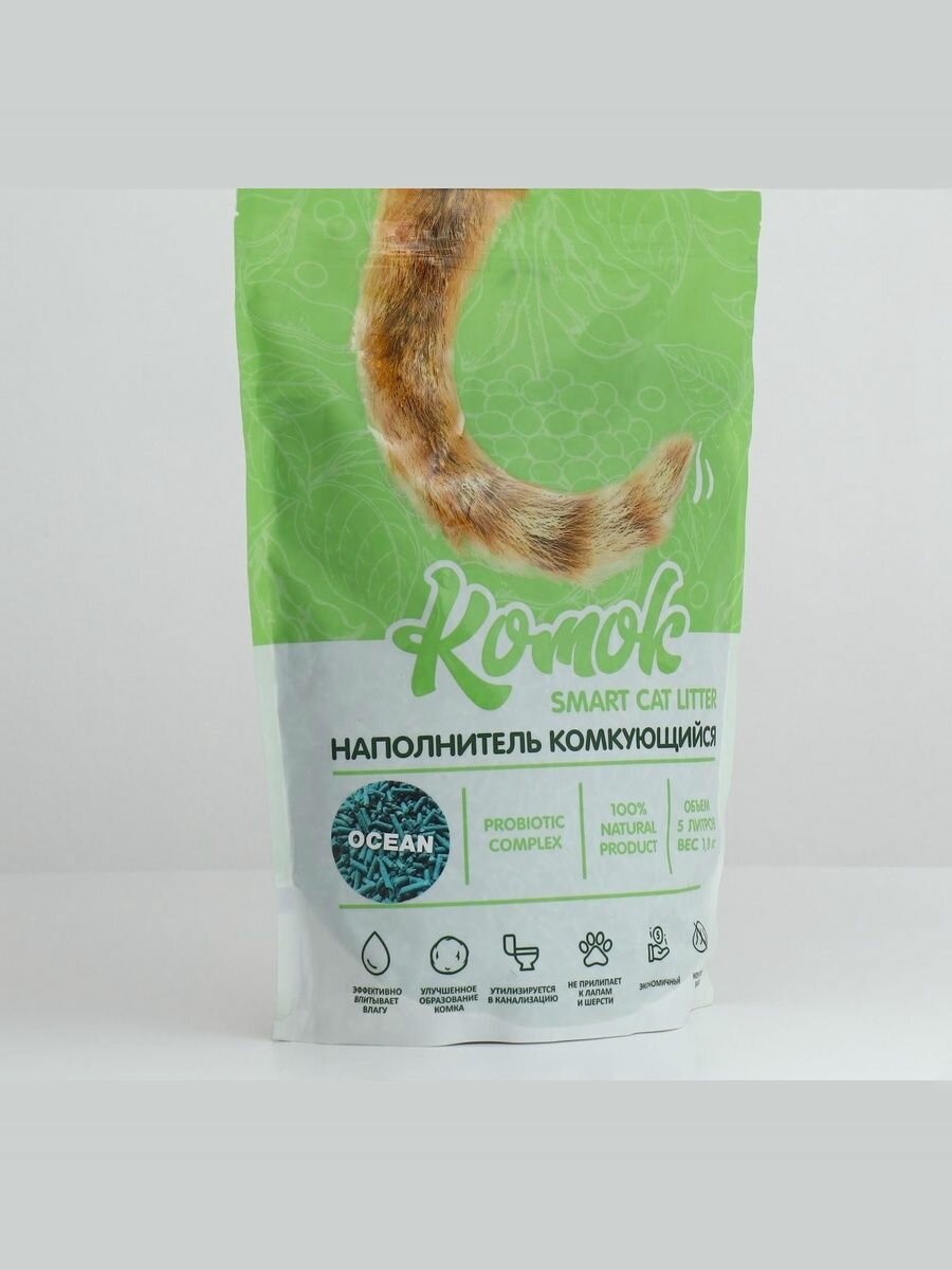 Комок наполнитель комкующийся 5л