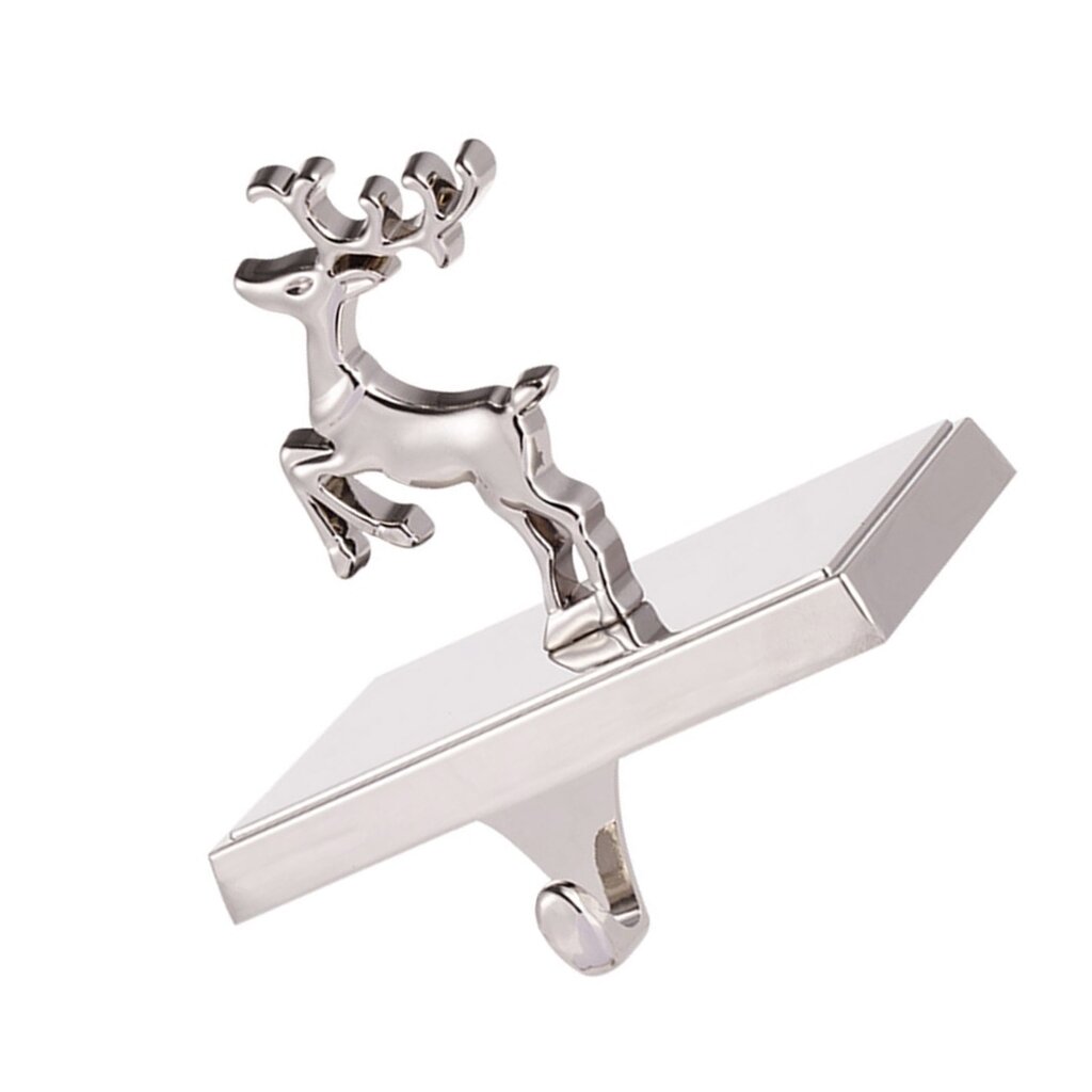 Домашний декоративный крючок для чулок из цинкового сплава с серебряным покрытием