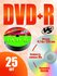 Диск VS DVD+R 4,7 GB 16x Shrink/25, однократная запись, 25 штук, термопленка