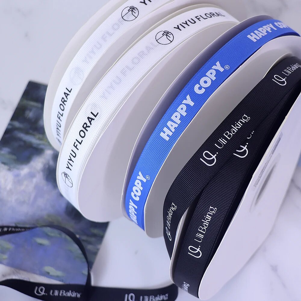 Репсовая лента Haosihui, 6-51 мм, 100 ярдов, полушелковая, 196 цветов 10mmx100Y